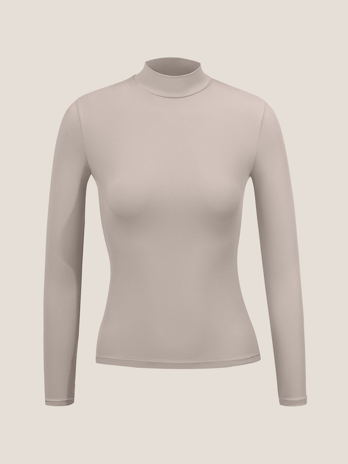 Mock Neck Long Sleeve T-Shirt – ubras